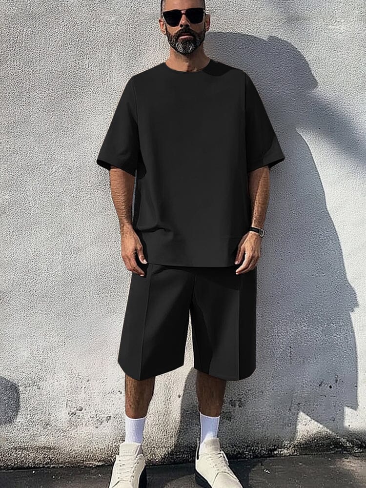 Timeless Comfort T-Shirt Shorts Set – COOFANDY