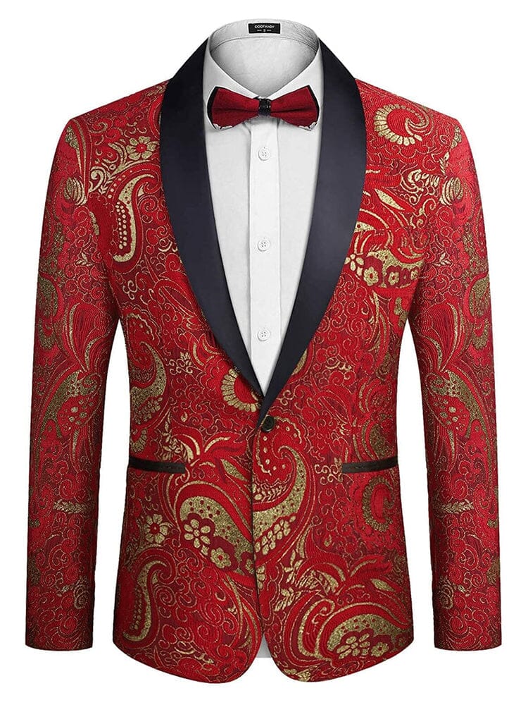 Luxury Embroidered Blazer - Stylish Design, High Quality Fabric – COOFANDY