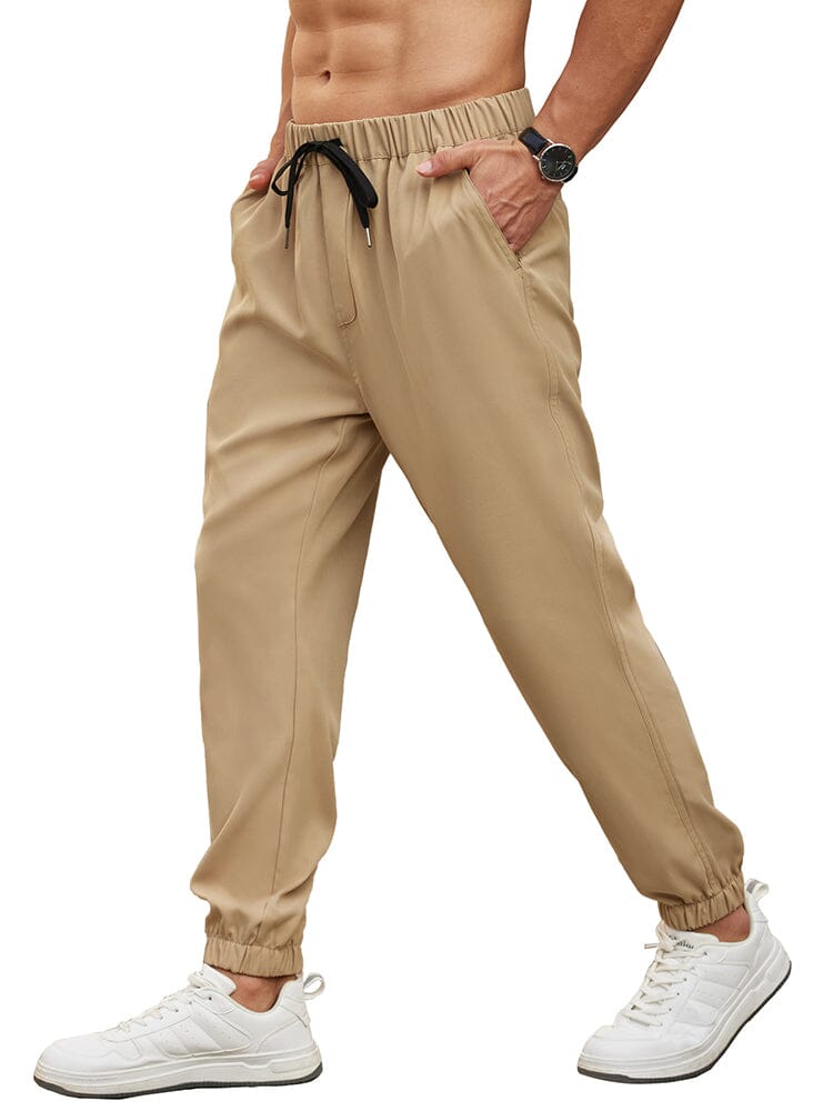 Regular Fit Elastic Waistband Jogger Pants (US Only) – COOFANDY