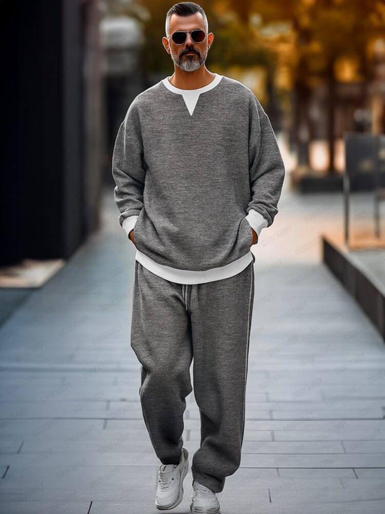 Casual Colorblock 2-Piece Set – COOFANDY