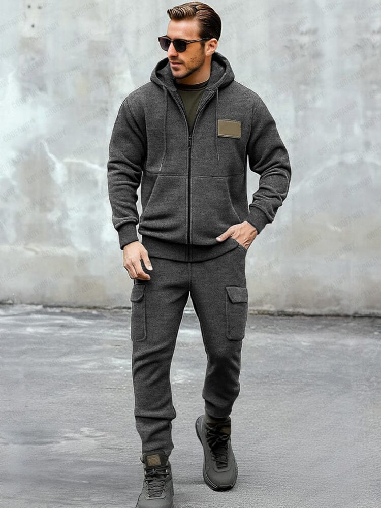 Comfort Sweat Jacket Pants Set – COOFANDY