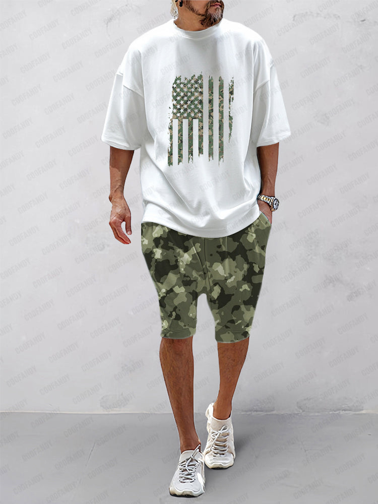 Athleisure Camo Print Sports Set – COOFANDY