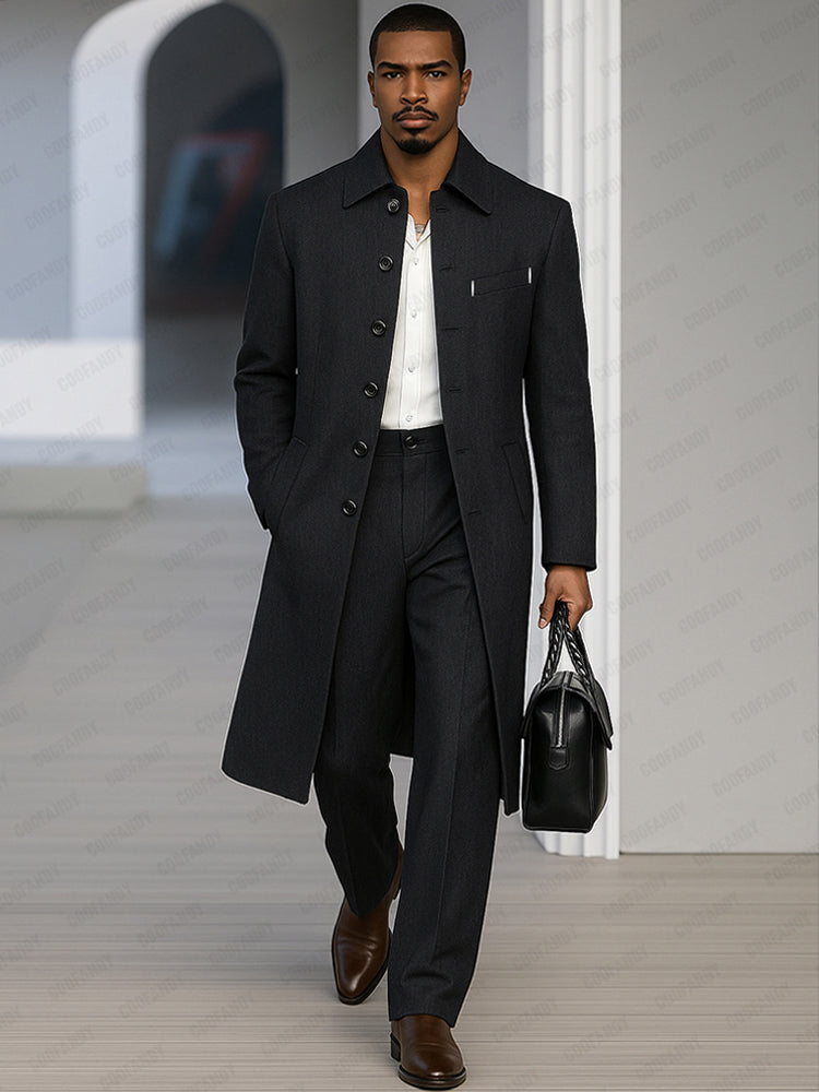 Men's 2 Piece Versatile Business Coat & Pants Set - Smart Casual ...
