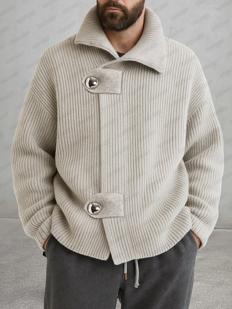 Trendy Relaxed Fit Knit Cardigan – COOFANDY