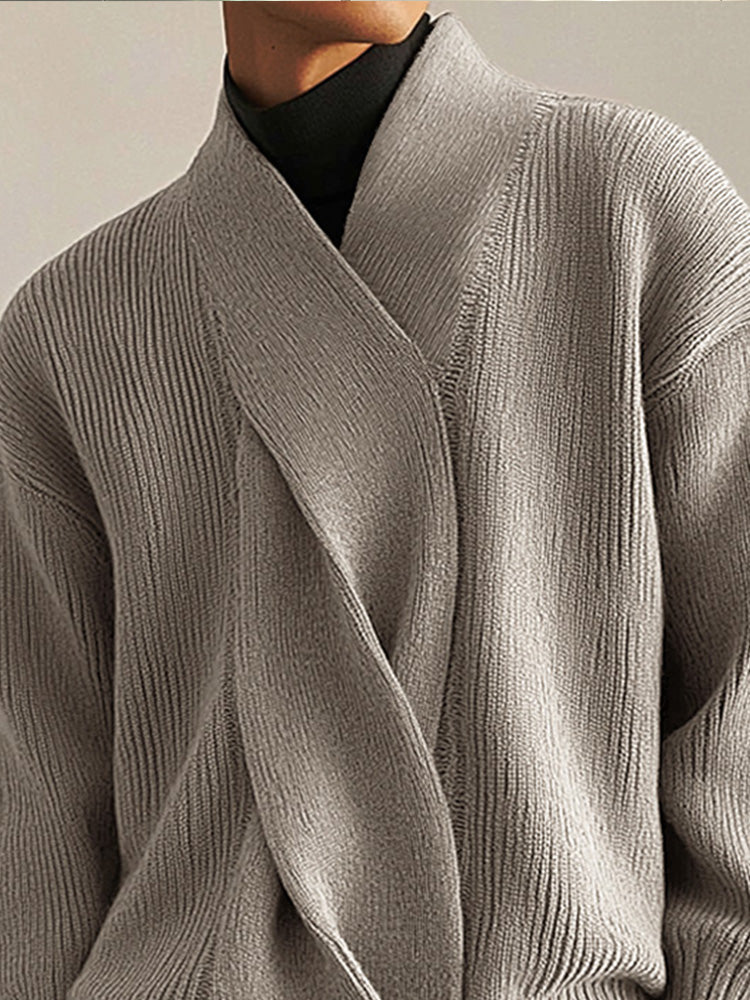 Stylish Soft Twist Design Sweater – COOFANDY