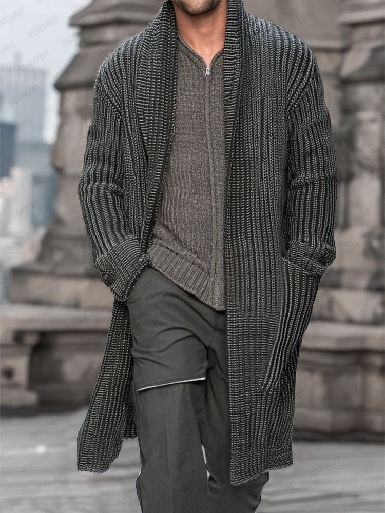 Casual Relaxed Fit Long Knit Cardigan – COOFANDY