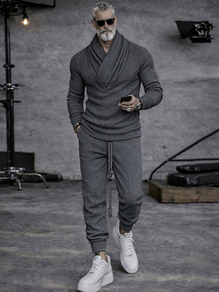 Casual Street Style Knit Matching Sets – COOFANDY