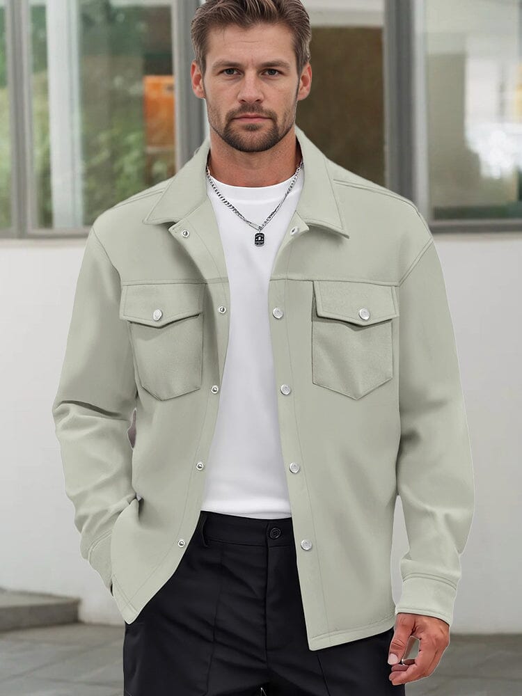 Leisure Utility Double Pockets Jacket – COOFANDY