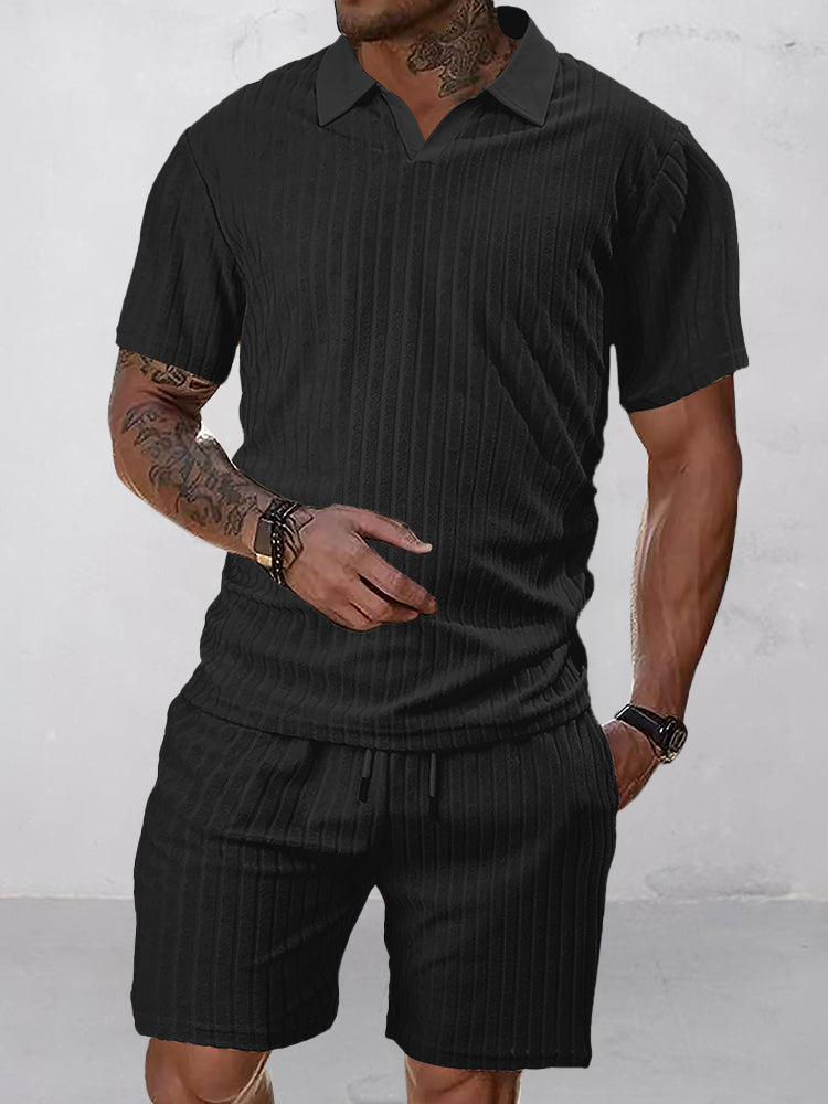 Breathable Vertical Stripe Matching Set – COOFANDY