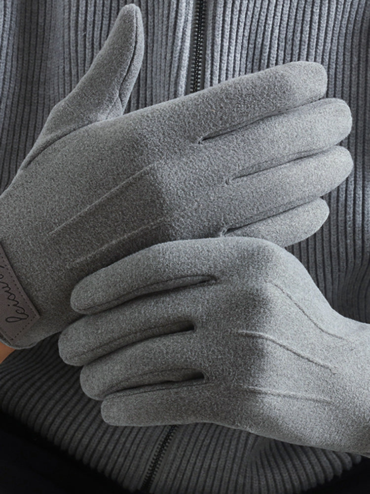 Warm Fleece Lining Riding Gloves – COOFANDY