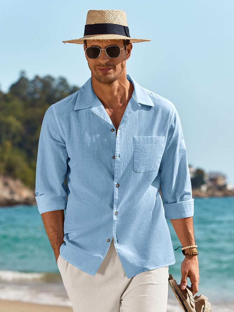Classic Fit Cotton Shirt - Soft & Comfortable – COOFANDY