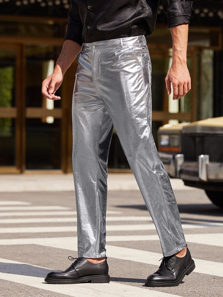 Shiny Party Pants - Straight Leg, Lightweight – COOFANDY